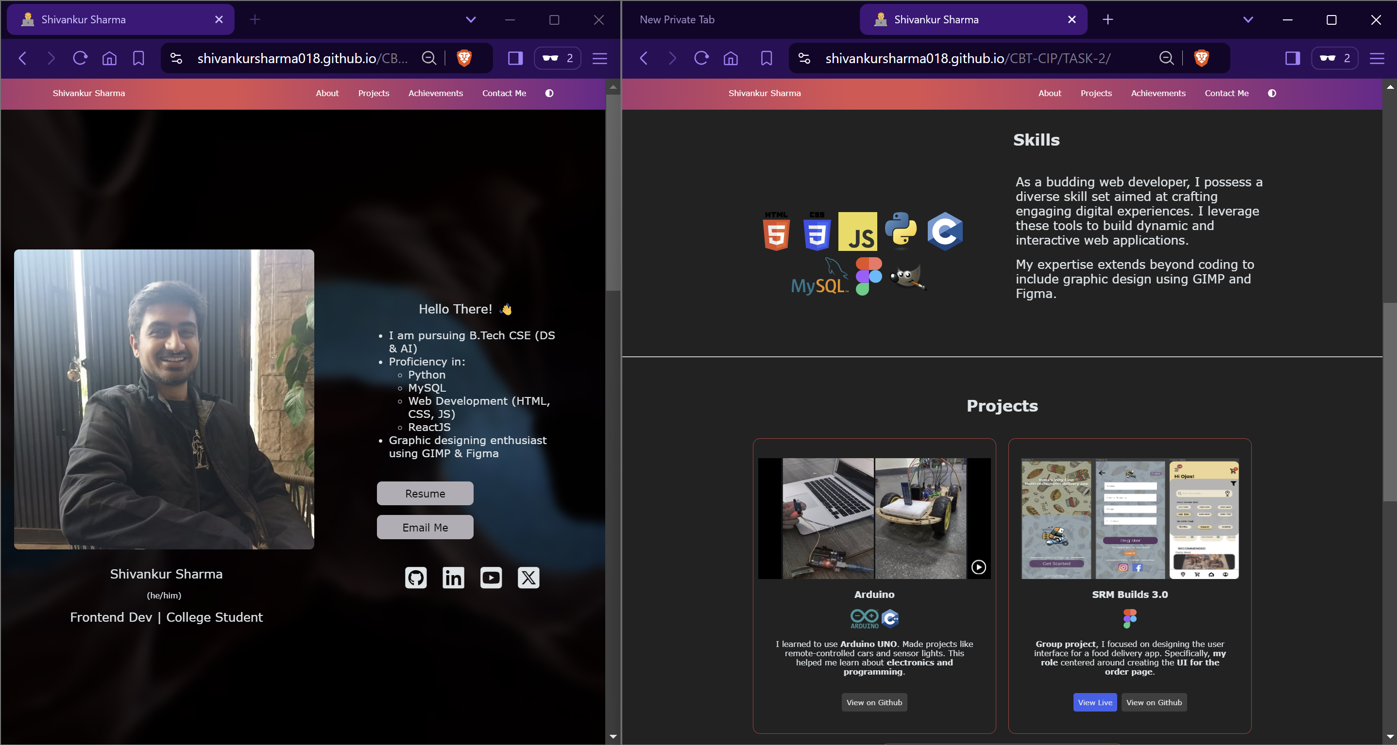 My Projects | CBT-CIP