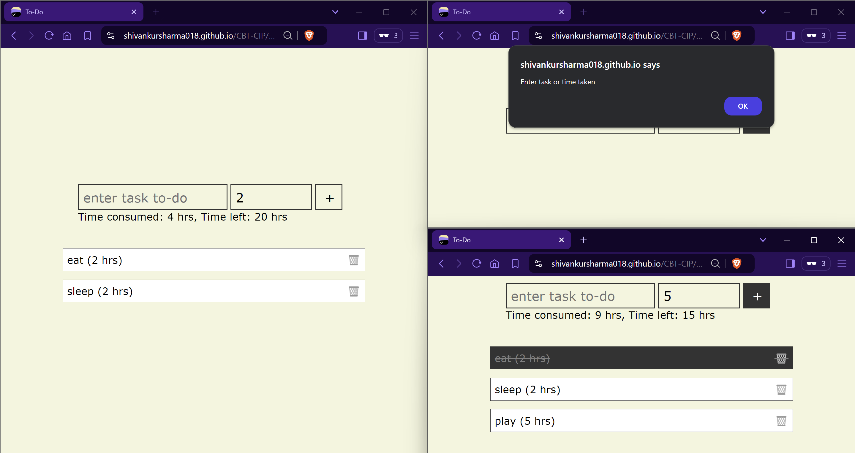 My Projects | CBT-CIP